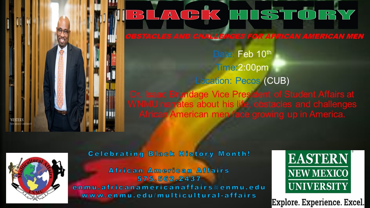 Black History Month Event – Obstacles and Challenges for African ...